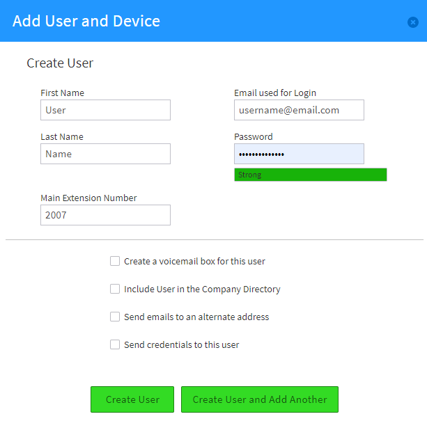 Adding a New SimpleVoIP Mobile App User – SimpleVoIP